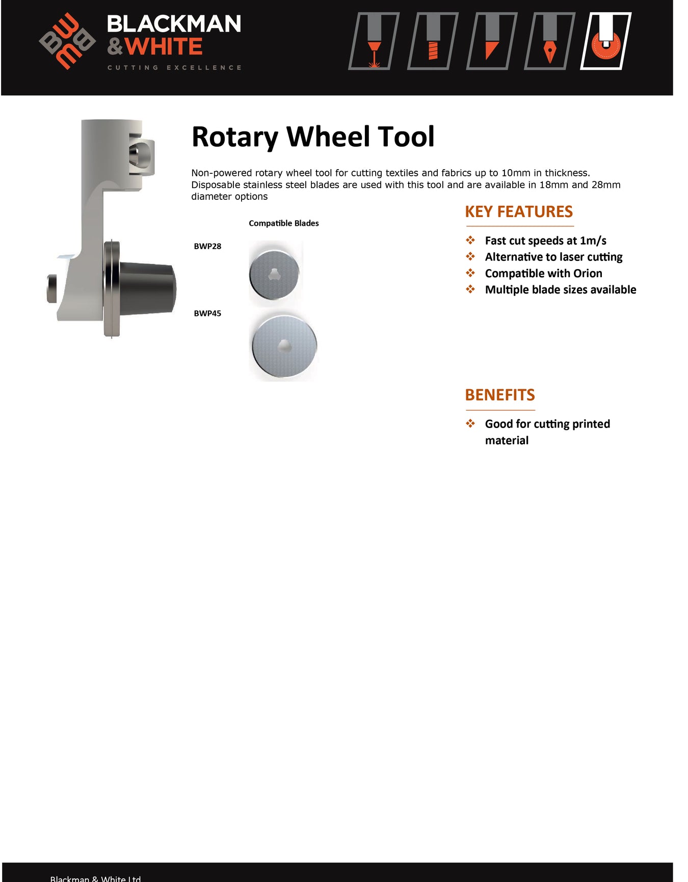 Tooling – Cutting Resources