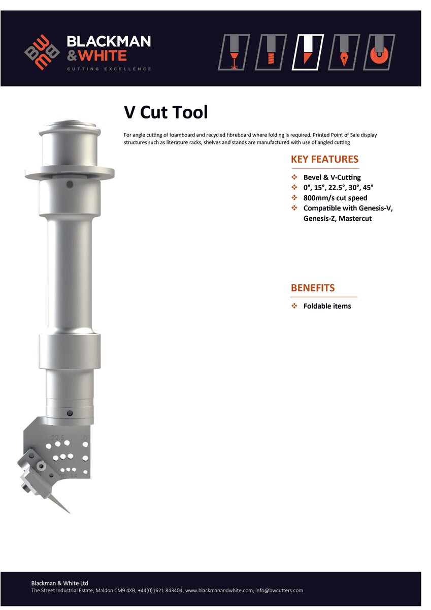 V-Cut Tool – Cutting Resources